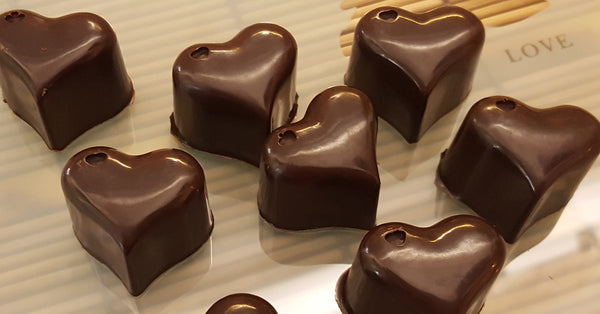 Valentines Rose Raw Chocolates Recipe | Elements for Life