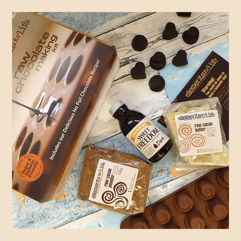 Raw Chocolate Making Starter Kit | Vegan Gift | Elements for Life